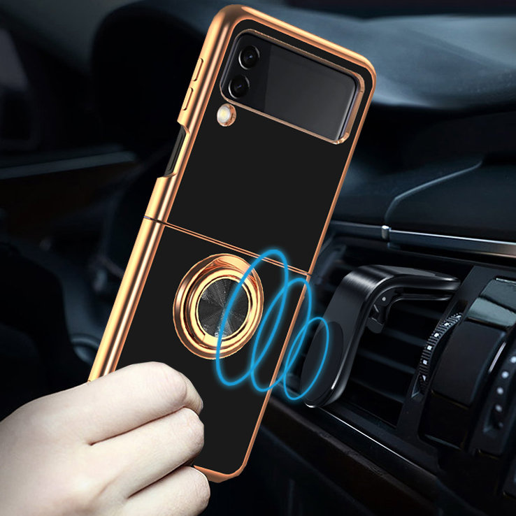 Etui do Samsung Galaxy Z Flip 4 5G, Electro Ring, czarne | Sklep ...